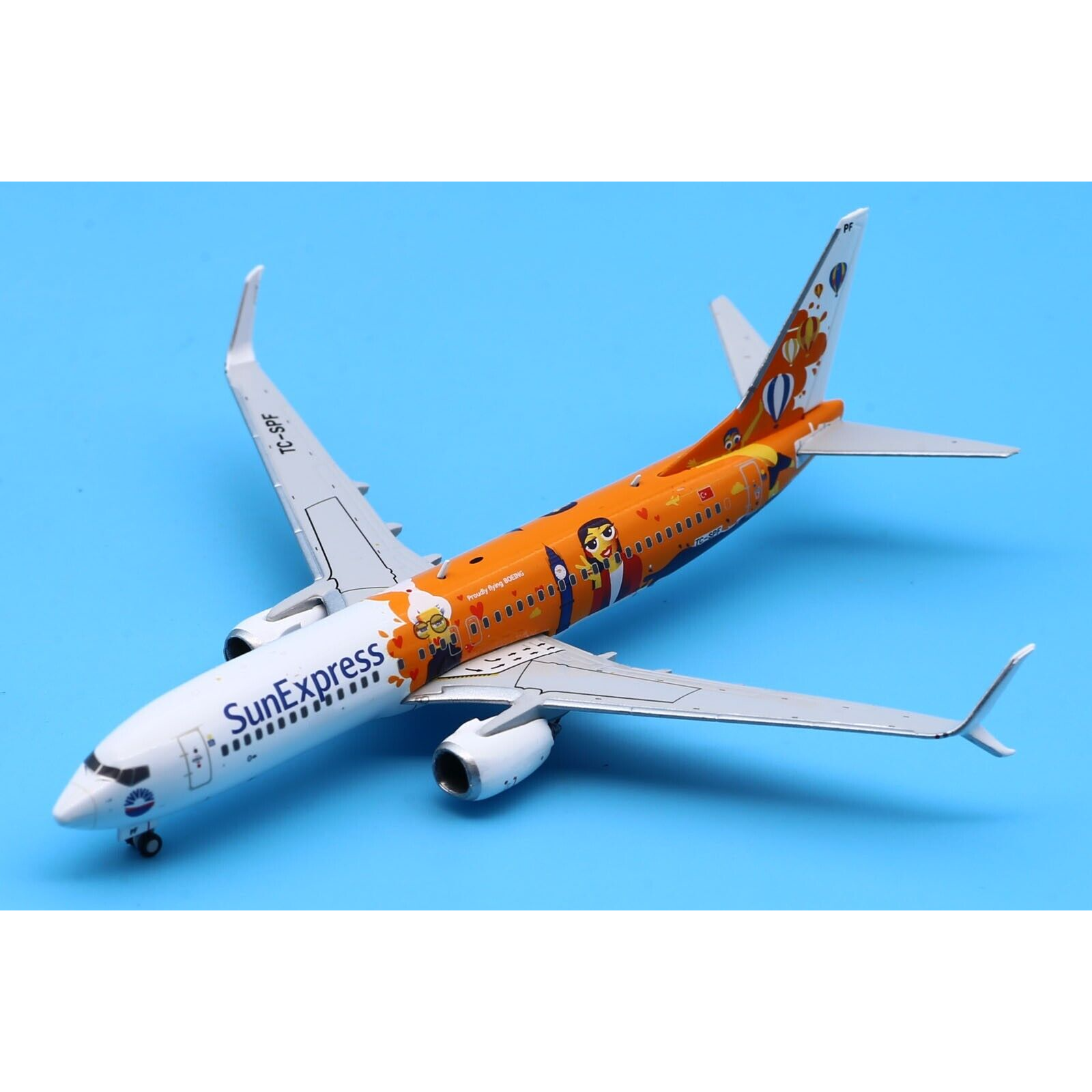 JC Wings 1/400 SunExpress B737-800 TC-SPF (Proudly Flying Boeing) – Hobbyco
