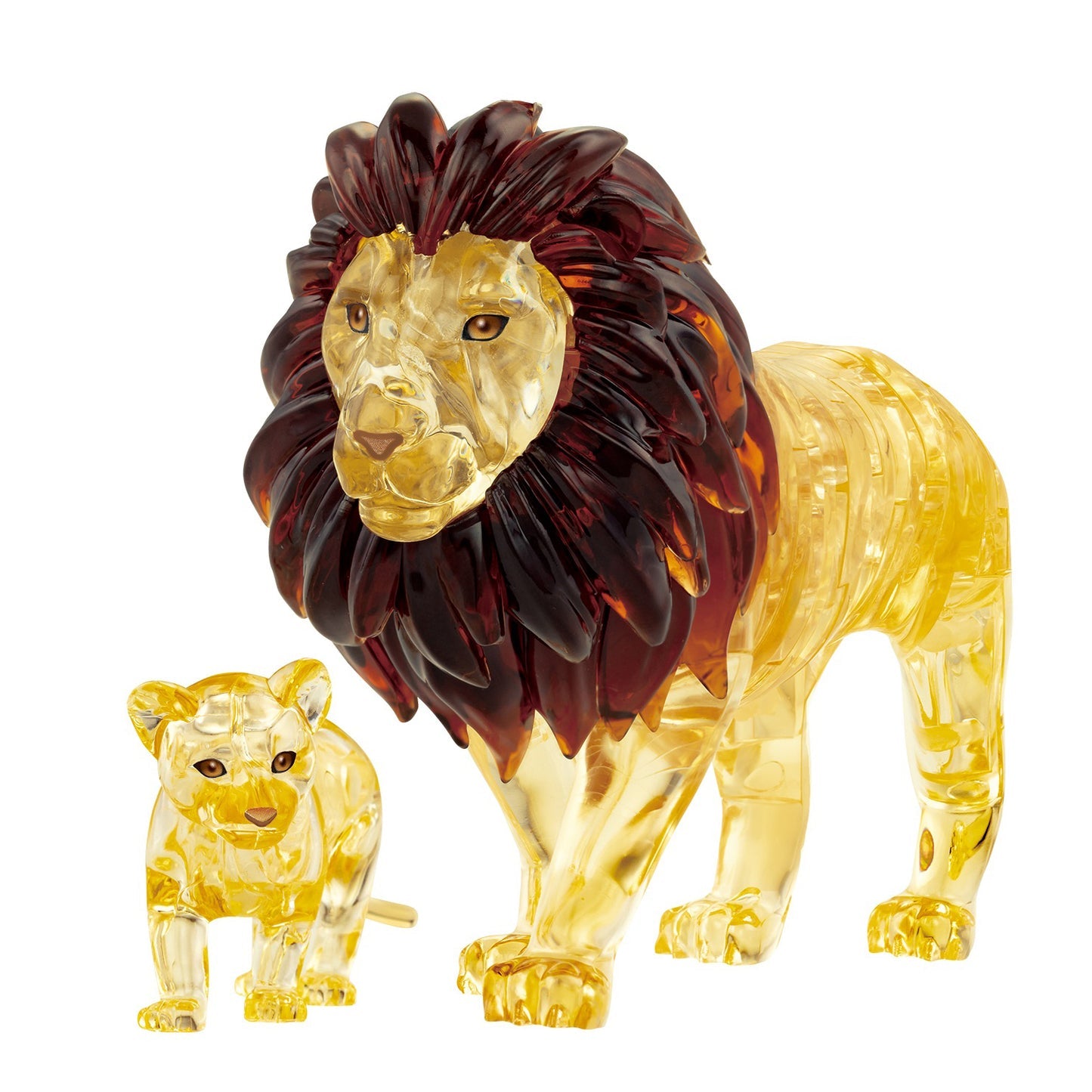 BePuzzled 3D Lion & Cub Crystal Puzzle – Hobbyco