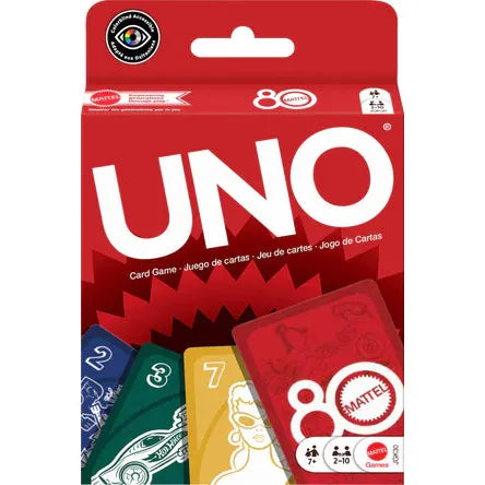 Mattel UNO Mattel 80th Ruby Red Card Game | Hobbyco - Est.1935