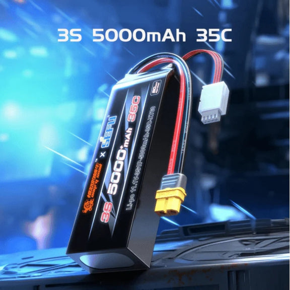 MJX 3S 11.1V 5000mAh 35C LiPo Battery (for 1/10 Hyper Go) – Hobbyco