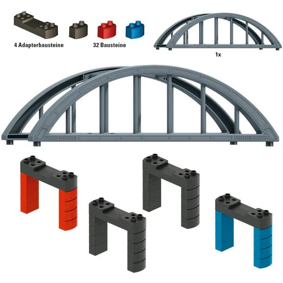 HO Elevated Railroad Bridge Building Block Set