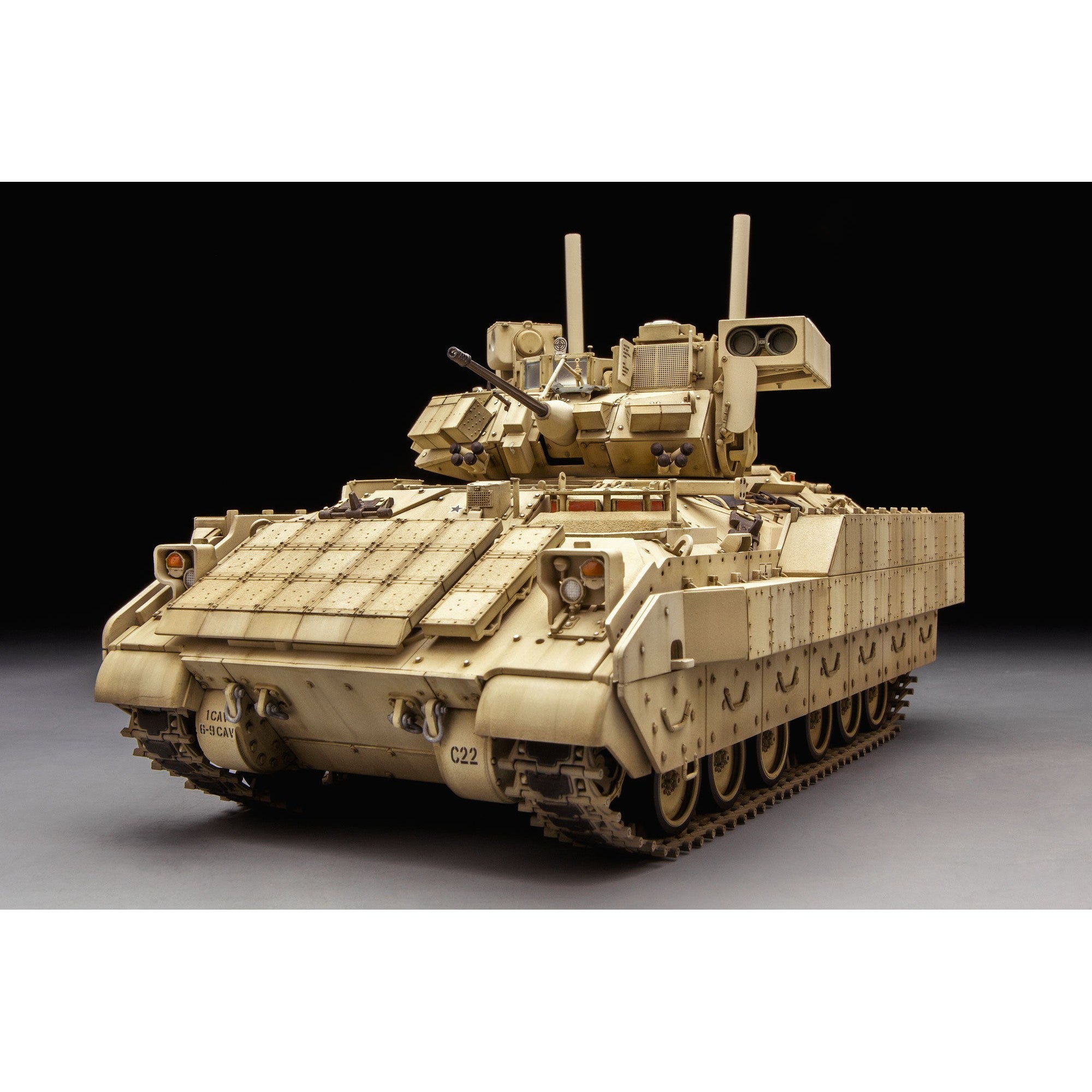 Meng Model 1/35 U.S. Cavalry Fighting Vehicle M3A3 Bradley with BUSK ...