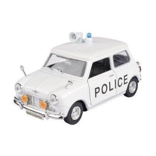 Motormax 1/18 Morris Mini Cooper Police Car – Hobbyco