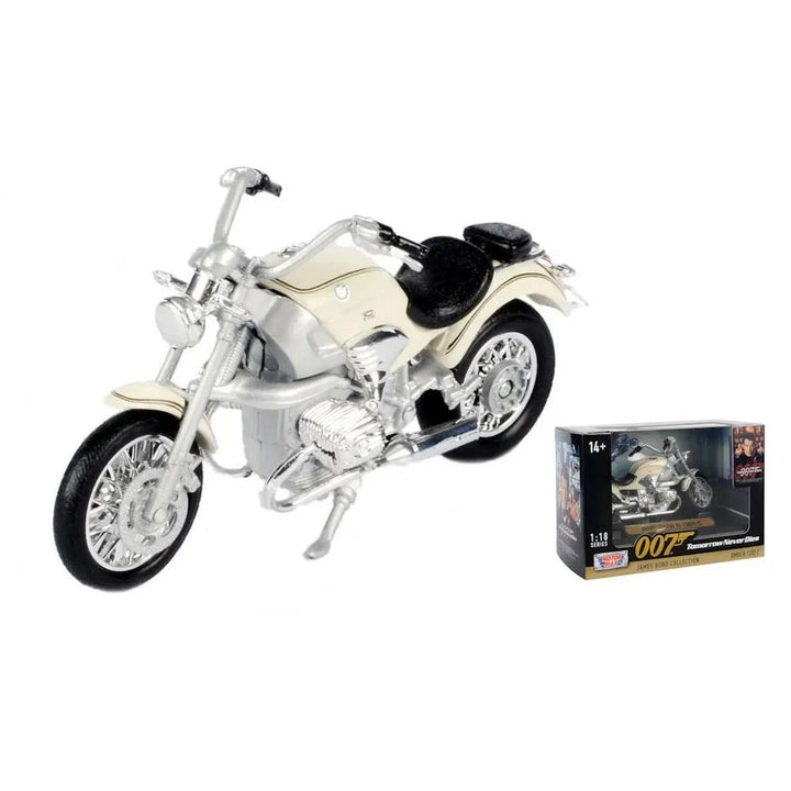 Motormax 1/18 BMW R1200C Motorbike "Tomorrow Never Dies" James Bond ...