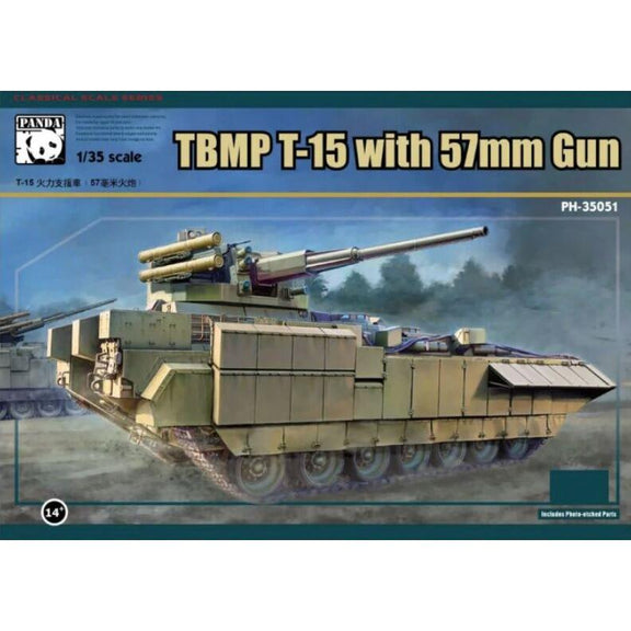 Panda Hobby 1/35 TBMP T-15 with 57mm Gun Plastic Model Kit – Hobbyco