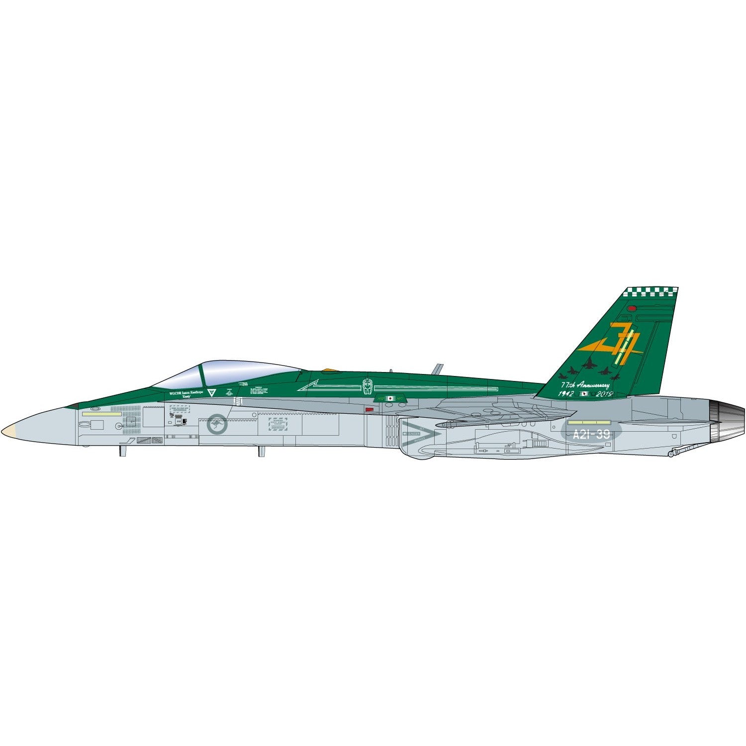 1/144 F/A-18A Hornet RAAF 77 SQN 77th Anniversary