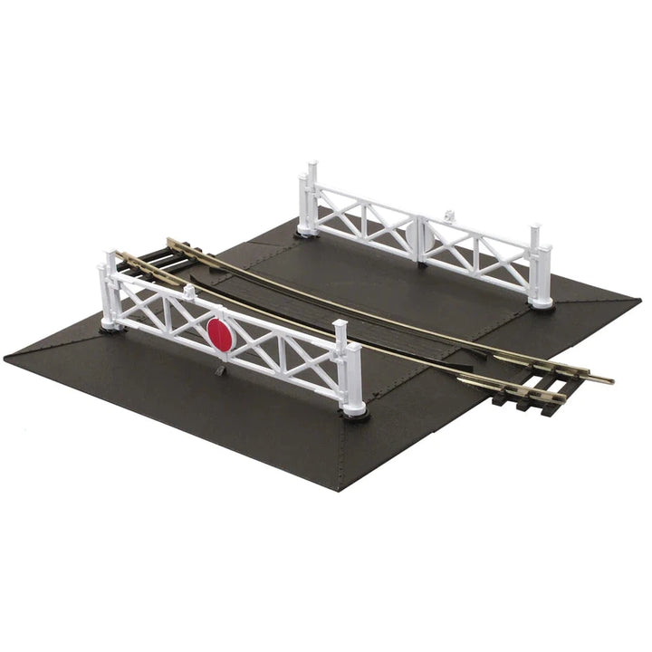 HO Level Cross 2nd Radiusramps & Gates