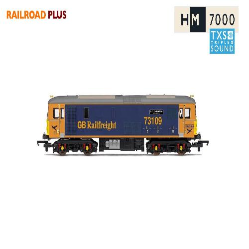 OO RailRoad Plus GB Railfreight, Class 73, Bo-Bo, 73109 'Battle of Bri