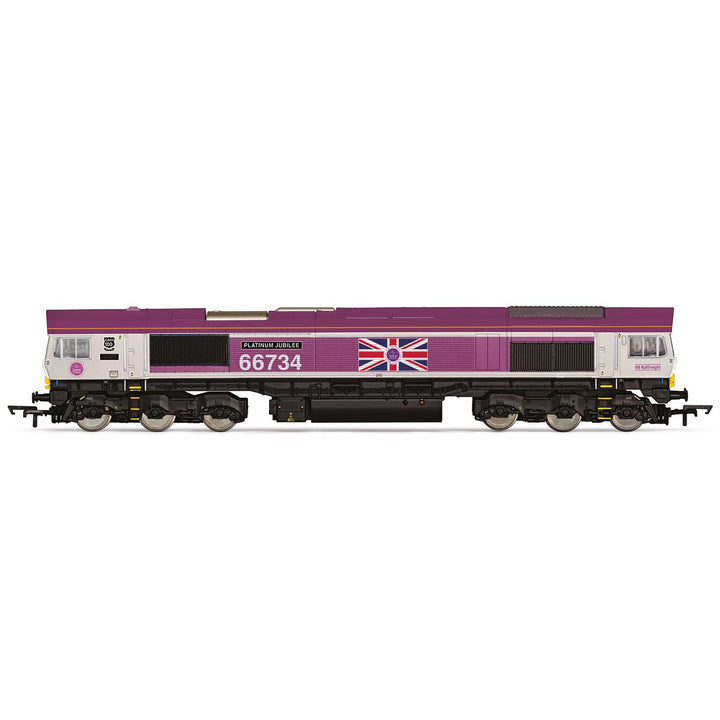 OO GBRF Class 66 CO-CO 66734 "Platinum Jubilee" - Era 10