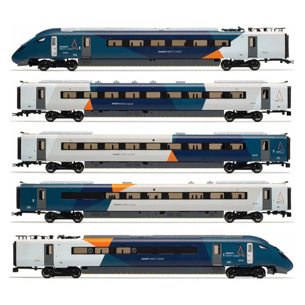 Hornby OO Avanti West Coast Class 805 - 5 Car Train – Hobbyco