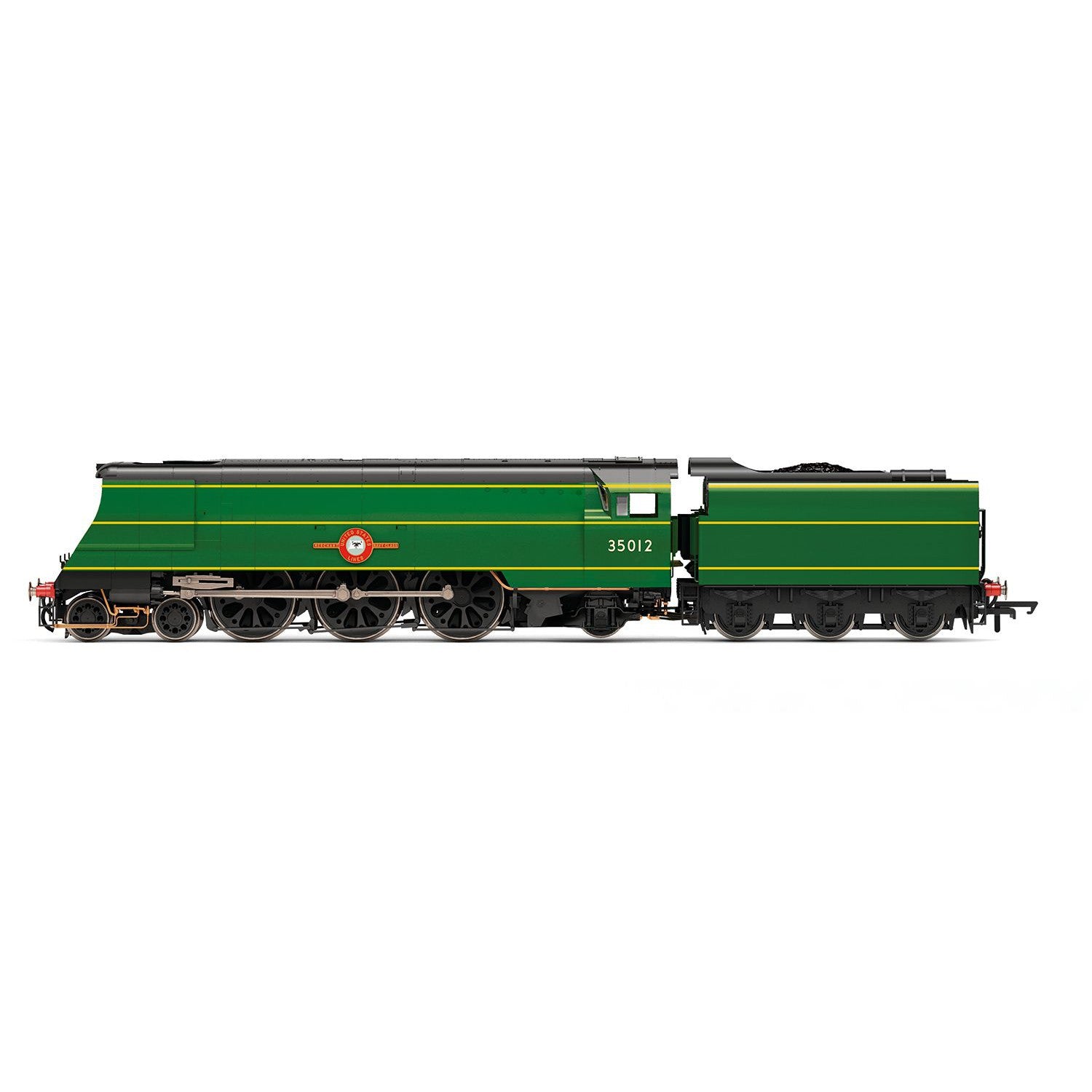 Hornby OO BR, Merchant Navy Class, 4-6-2, 35012 'United States Lines ...