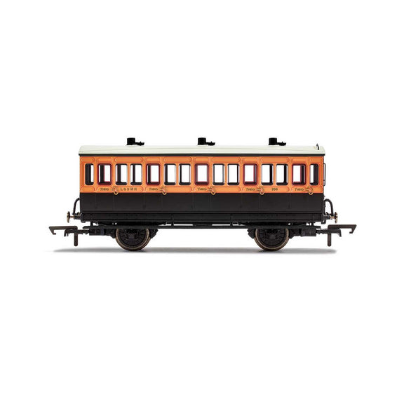 Hornby OO LSWR 4 Wheel Coach 3rd Class 308 - Era 2 – Hobbyco
