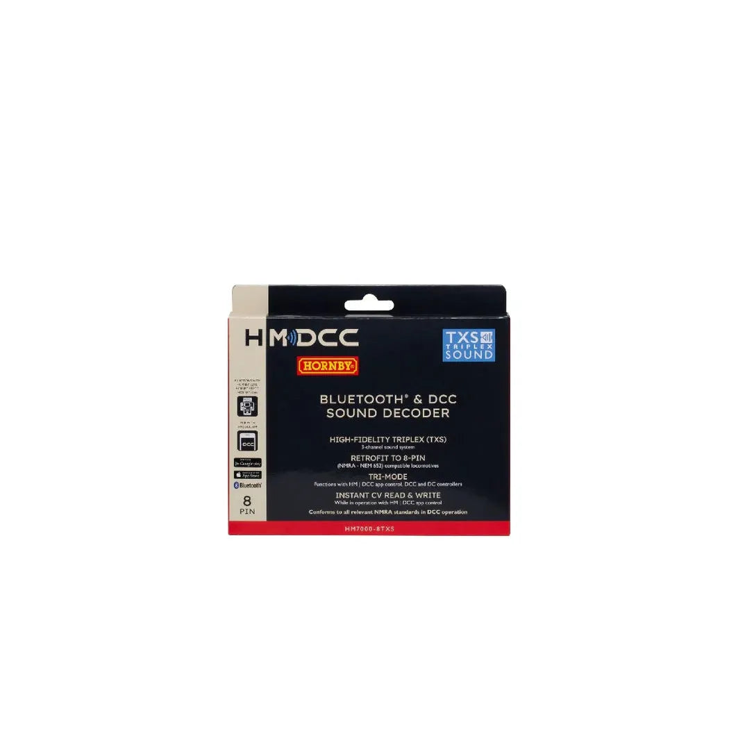 Hornby HM7000-8TXS: Bluetooth & DCC Sound Decoder (8-Pin) – Hobbyco