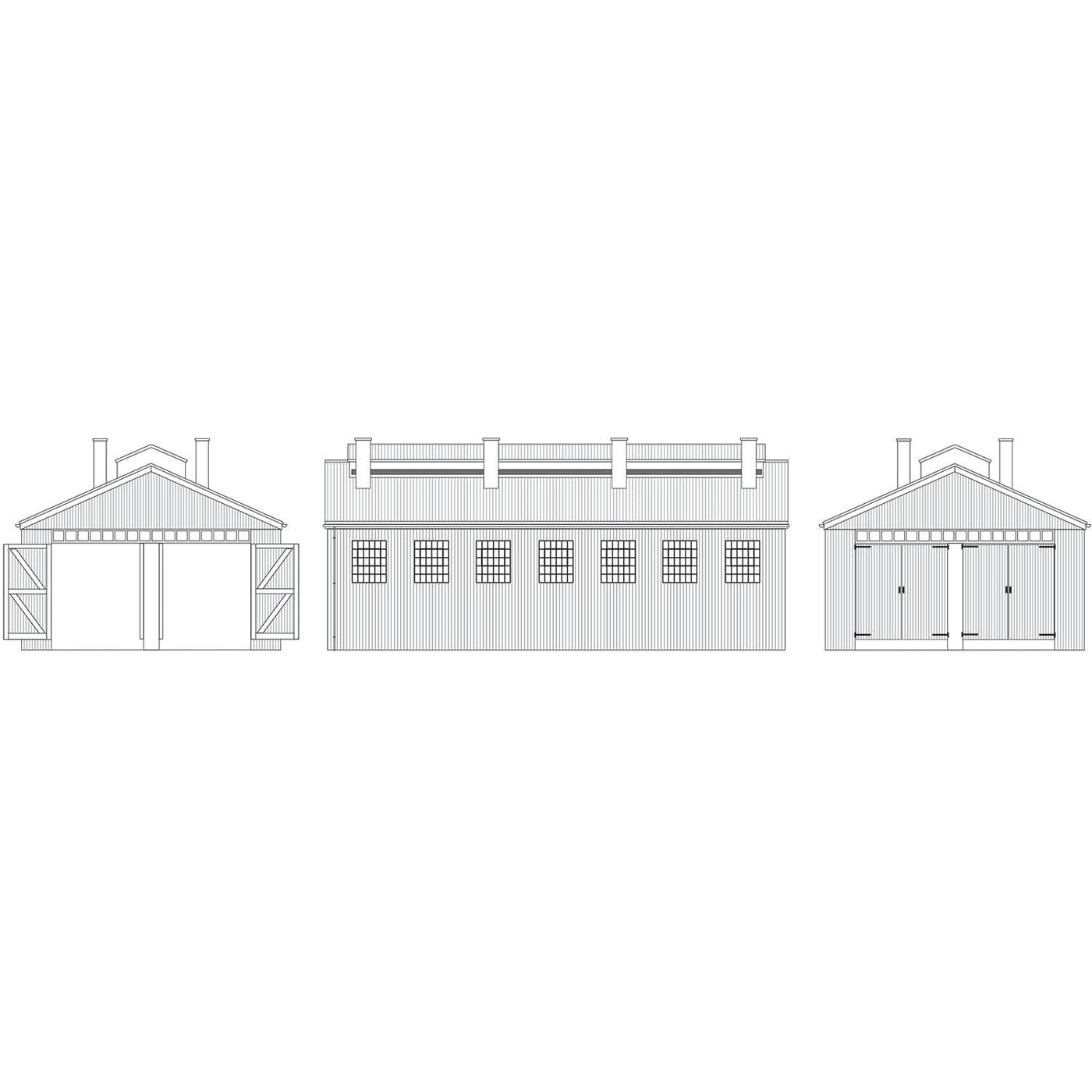 OO GWR Dunster Engine Shed