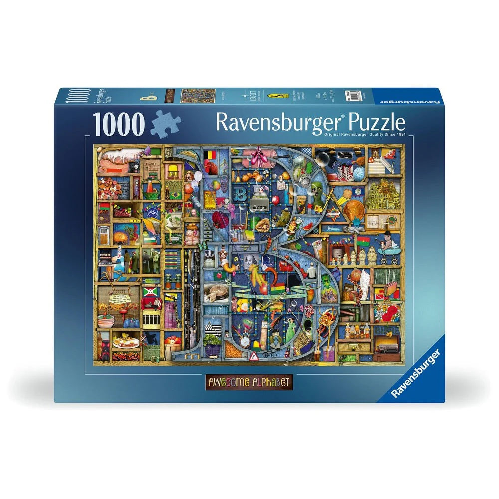 Ravensburger 1000pc Awesome Alphabet B Puzzle | Hobbyco - Est.1935