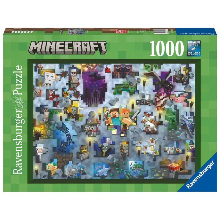 Ravensburger 1000pc Minecraft Challenge Puzzle – Hobbyco
