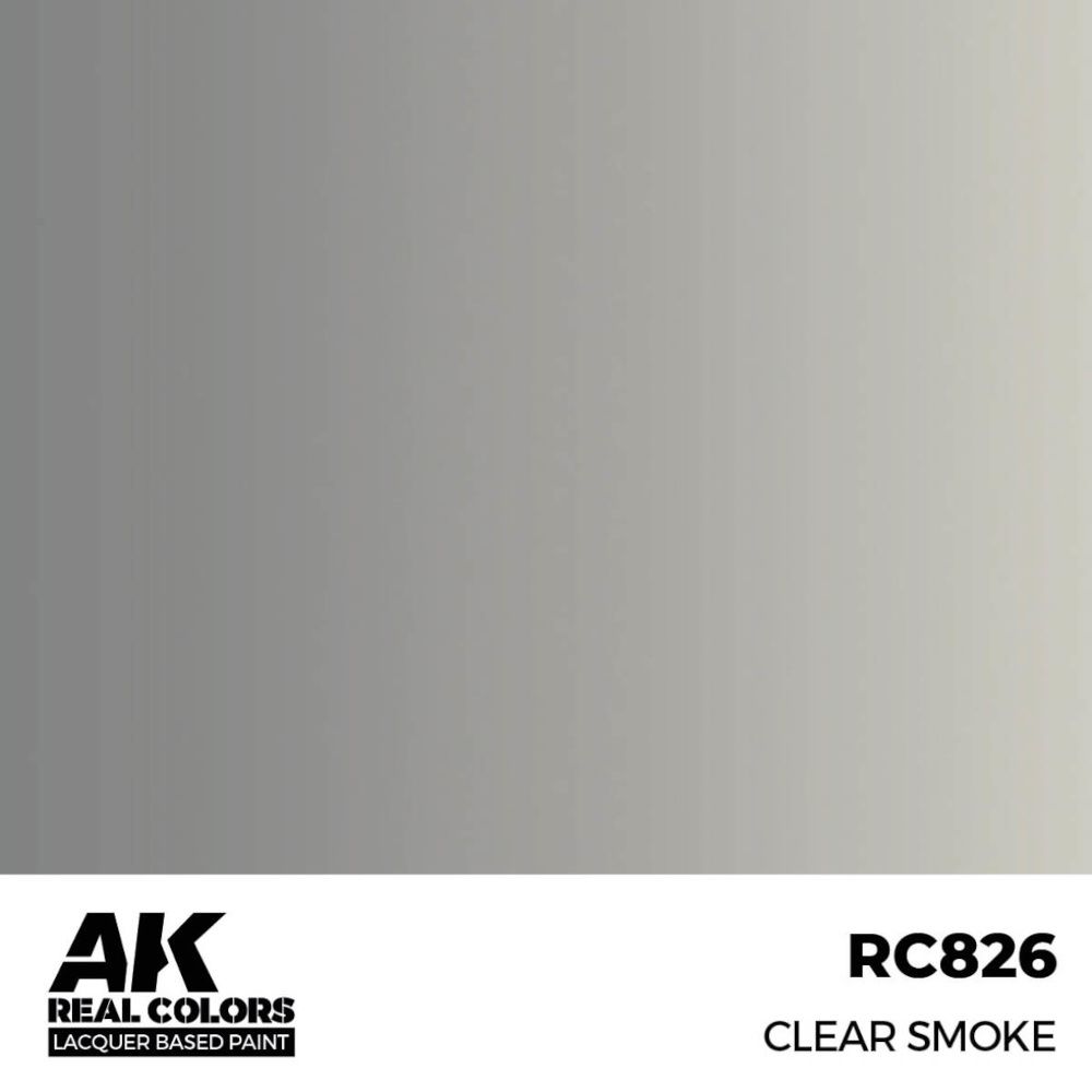 AK Interactive Real Colours - Clear Smoke 17ml | Hobbyco - Est.1935