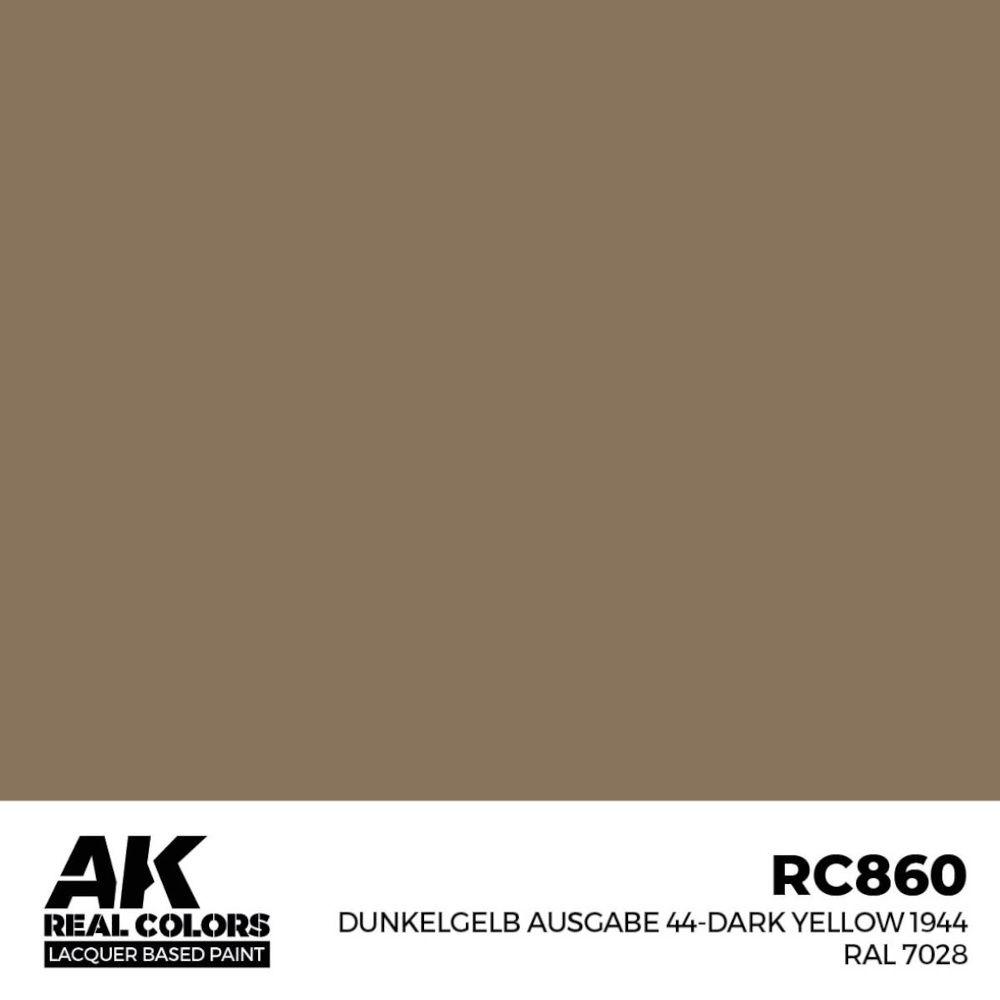AK Interactive Real Colours - Dunkelgelb Ausgabe 44-Dark Yellow 1944 ...