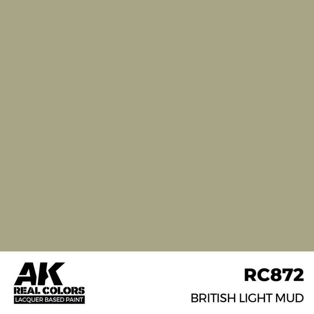 AK Interactive Real Colours - British Light Mud 17ml | Hobbyco - Est.1935