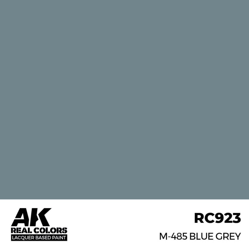 AK Interactive AK Interactive Real Colours - M-485 Blue Grey 17ml ...