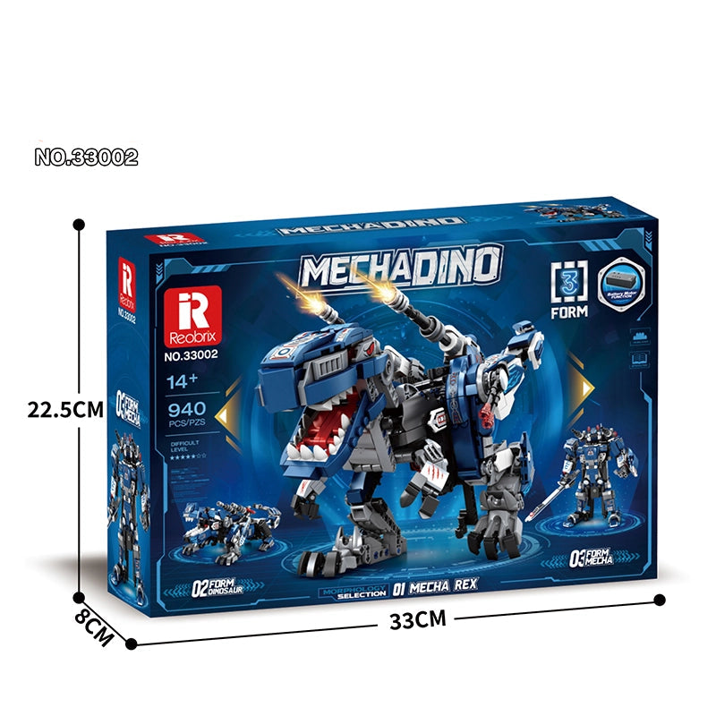 940pc Mecha Dino: Mecha T.Rex with Power