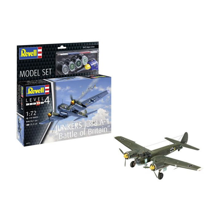 Revell 1/72 Junkers Ju88 A1 "Battle of Britain" Model Set