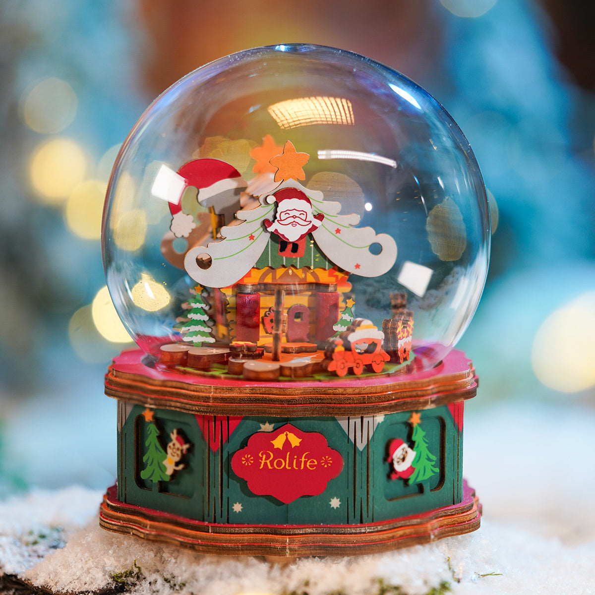 Robotime Music Box Christmas Town – Hobbyco