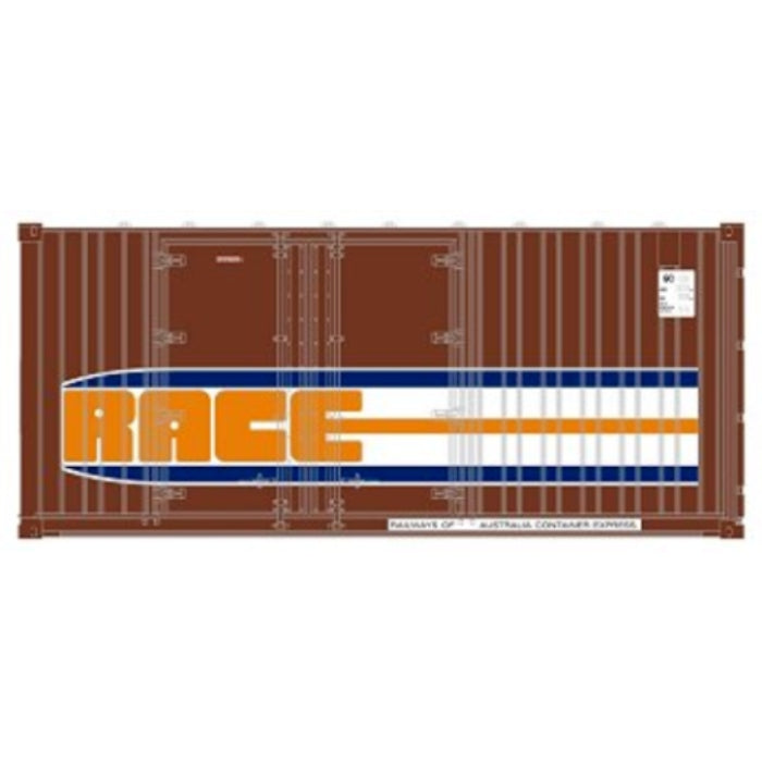 Enhance your railway with SDS Models HO Race GC Container Indian Red ...