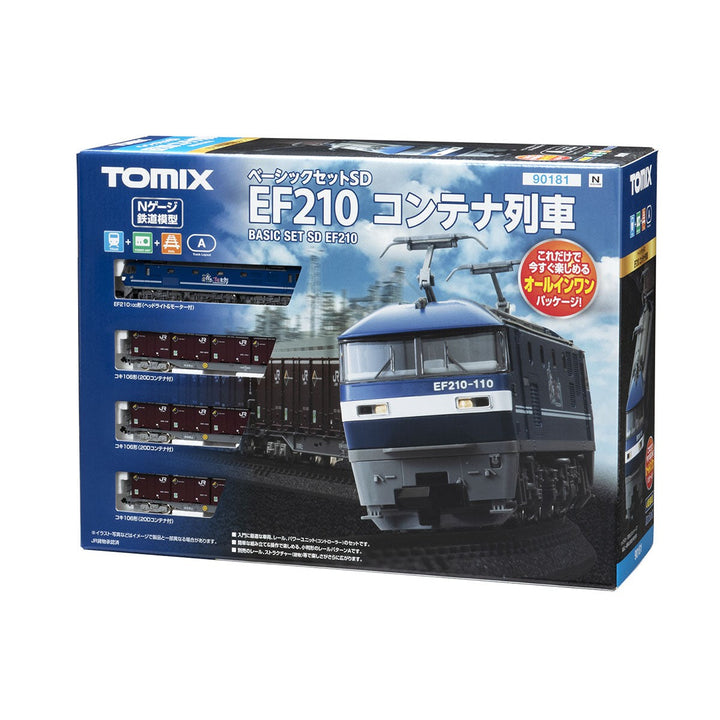 N Starter Set SD EF 210 Container Train