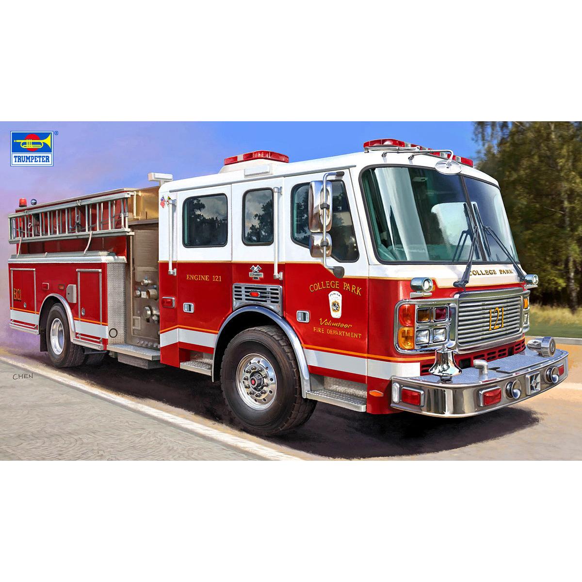 Trumpeter 1/72 American LaFrance Eagle Fire Pumper | Hobbyco - Est.1935