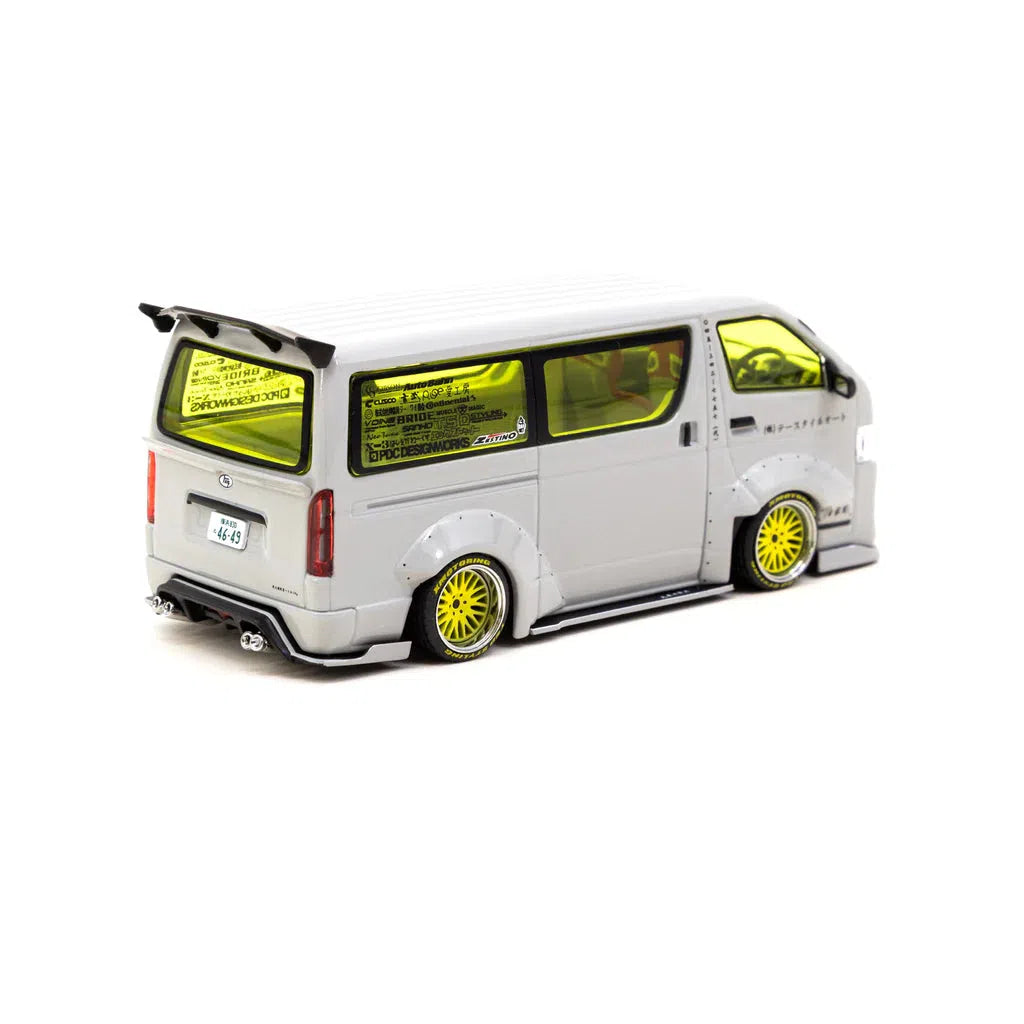 1/43 Toyota Hiace Widebody - Grey - Brand New Tooling – Hobbyco