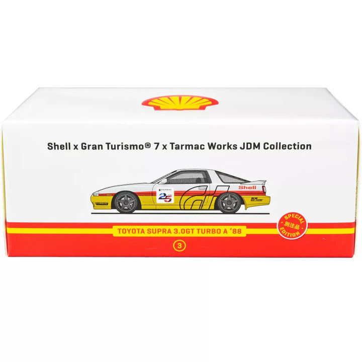 Tarmac Works 1/64 Toyota Supra 3.0GT Turbo A 88 Shell x Gran Turismo 7 ...