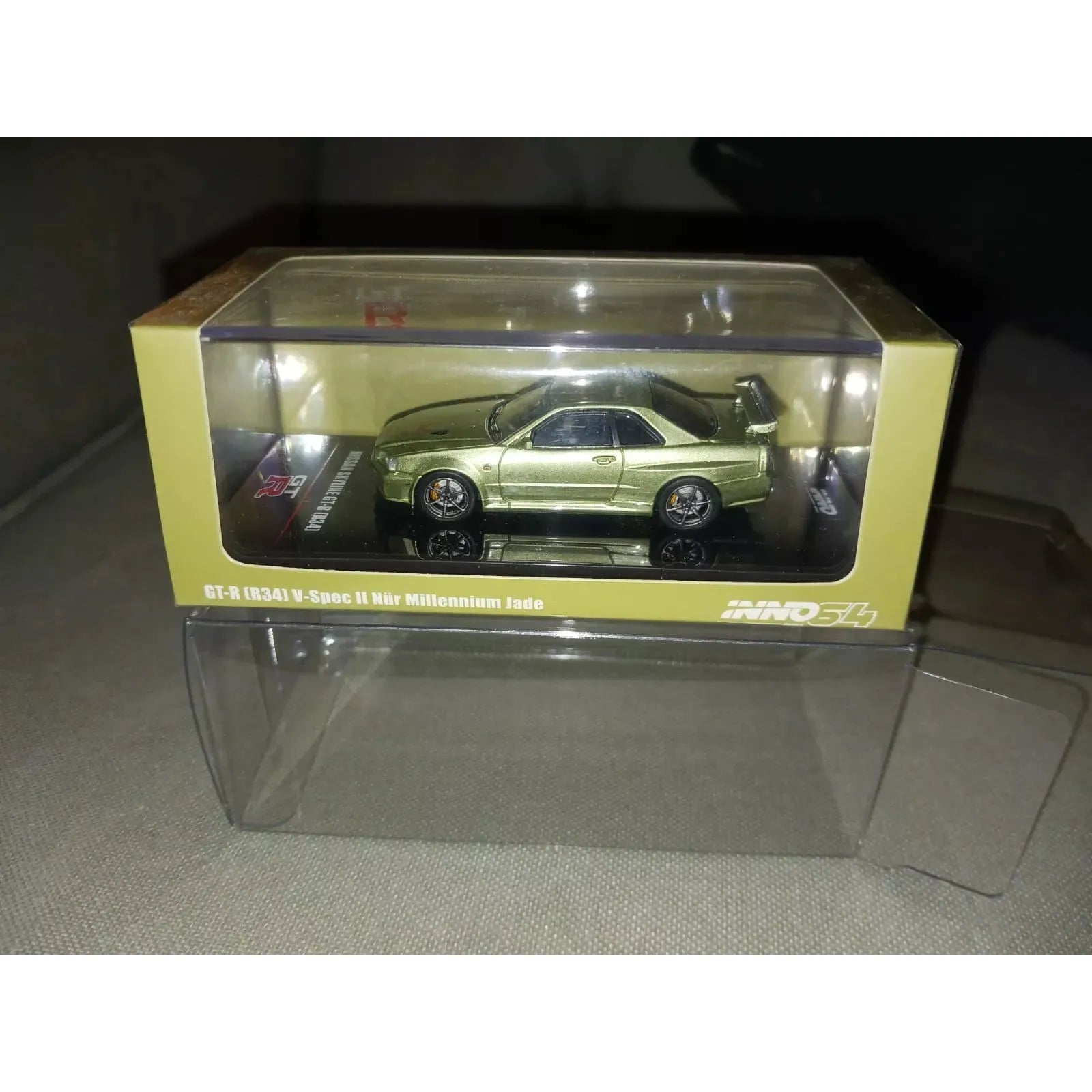 Tarmac Works 1/64 Millennium Jade Nissan Skyline GT-R V-Spec II (R34 ...