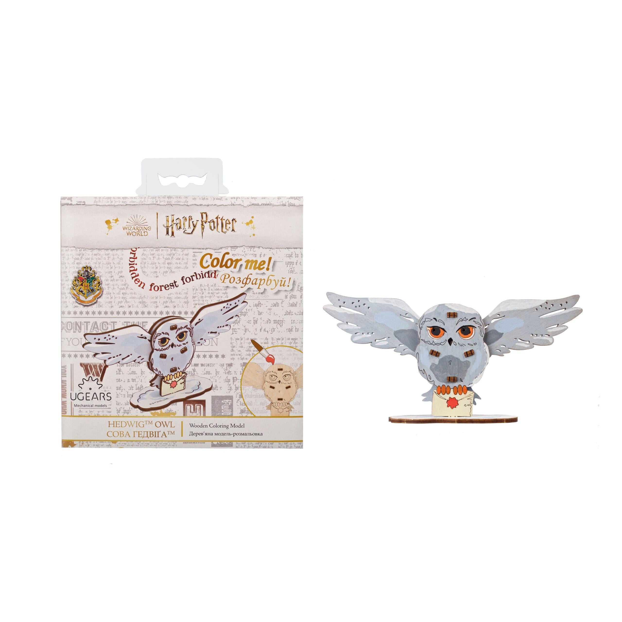 UGears Color Hedwig Owl | Hobbyco - Est.1935