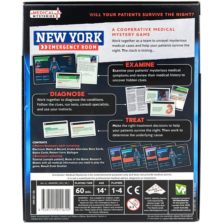 Identity Games Medical Mysteries: New York Emergency Room – Hobbyco