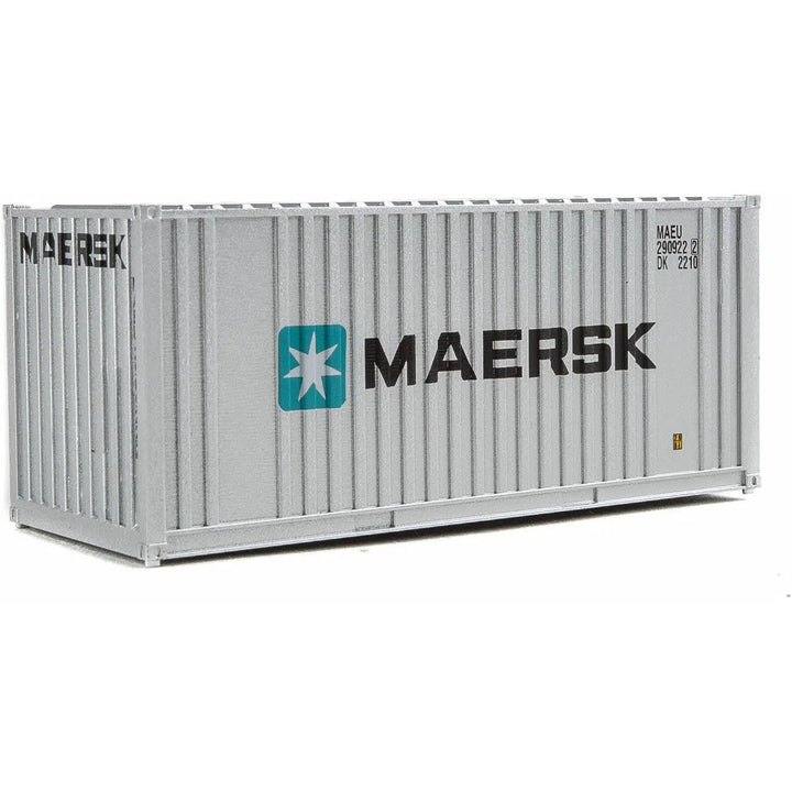 Walthers HO 20 Corrugated Container - Maersk | Hobbyco - Est.1935