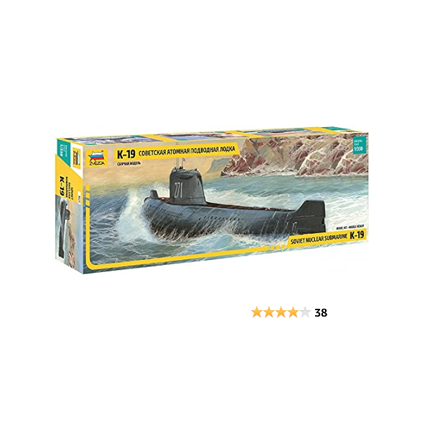 1/350 K19 Soviet Nuclear Submarine Plastic Model Kit