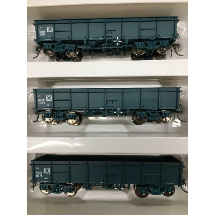 Eureka Models HO CG Bogie Open Ore Wagon 3 Pack - Blue – Hobbyco