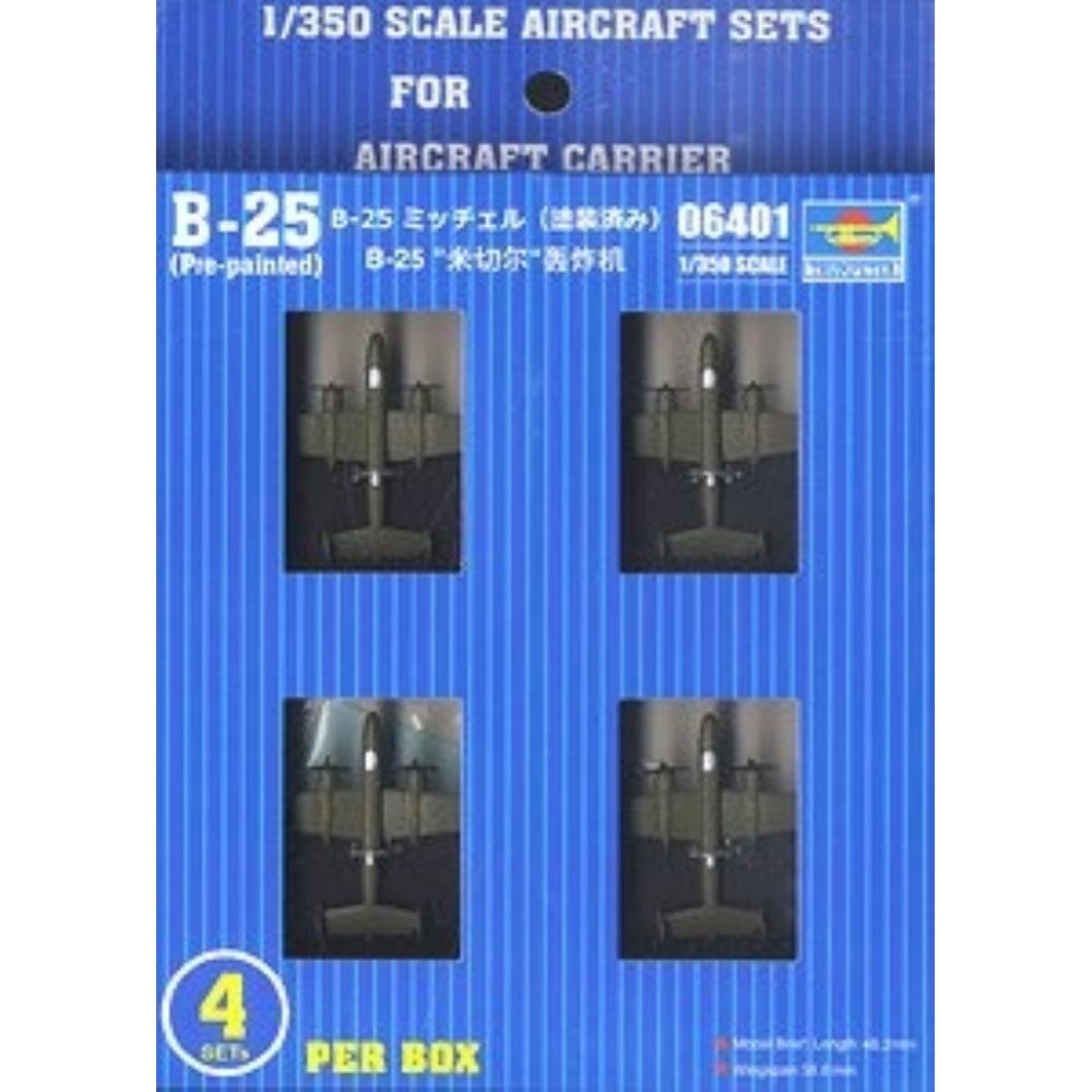 Trumpeter 06401 1-350 B25 PrePainted Plastic Model Kit | Hobbyco - Est.1935