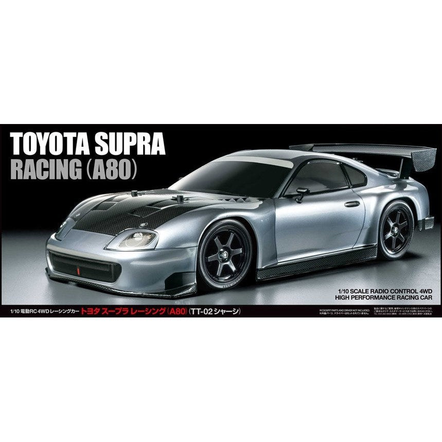 110 Toyota Supra Racing A80 w/ TT02 Chassis Limited Edition