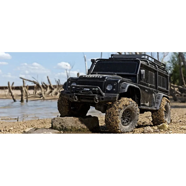 Traxxas 1/10 Trx4 Land Rover Defender 4Wd Rc Trail Crawler Black – Hobbyco