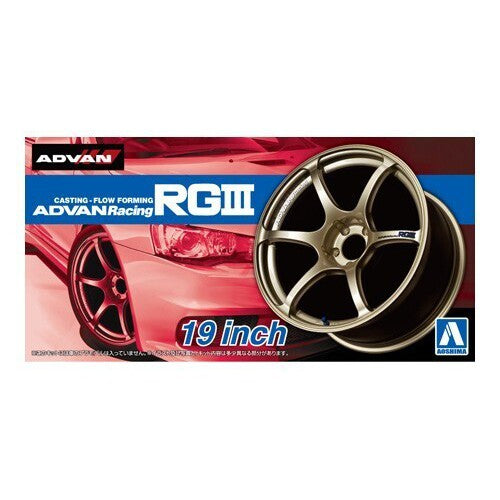 1/24 ADVAN RACING RG3 19inch Wheel Set