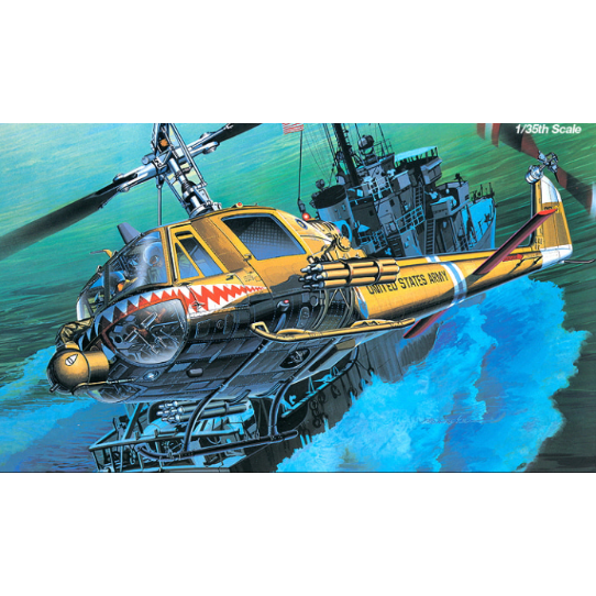 Academy 12112 1/35 UH1C HUEY FROG Plastic Model Kit – Hobbyco
