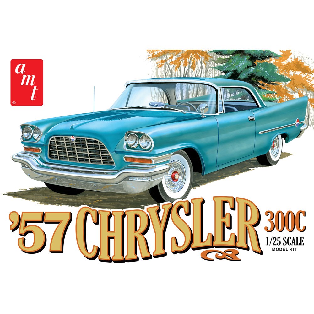 AMT 1100M 1/25 1957 Chrysler 300 Plastic Model Kit