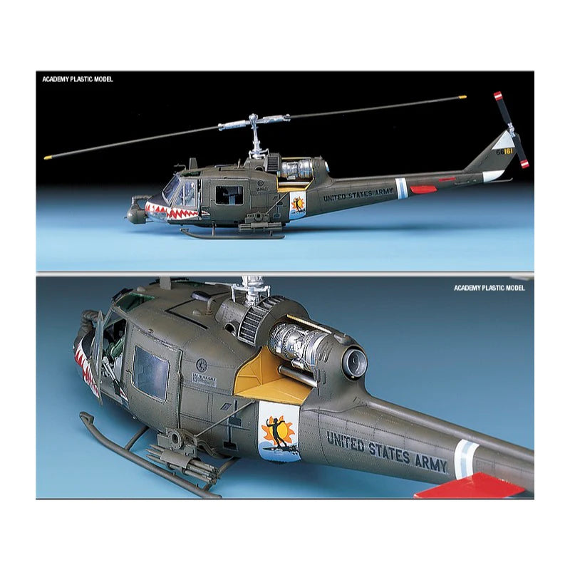 12112 1/35 UH1C HUEY FROG Plastic Model Kit
