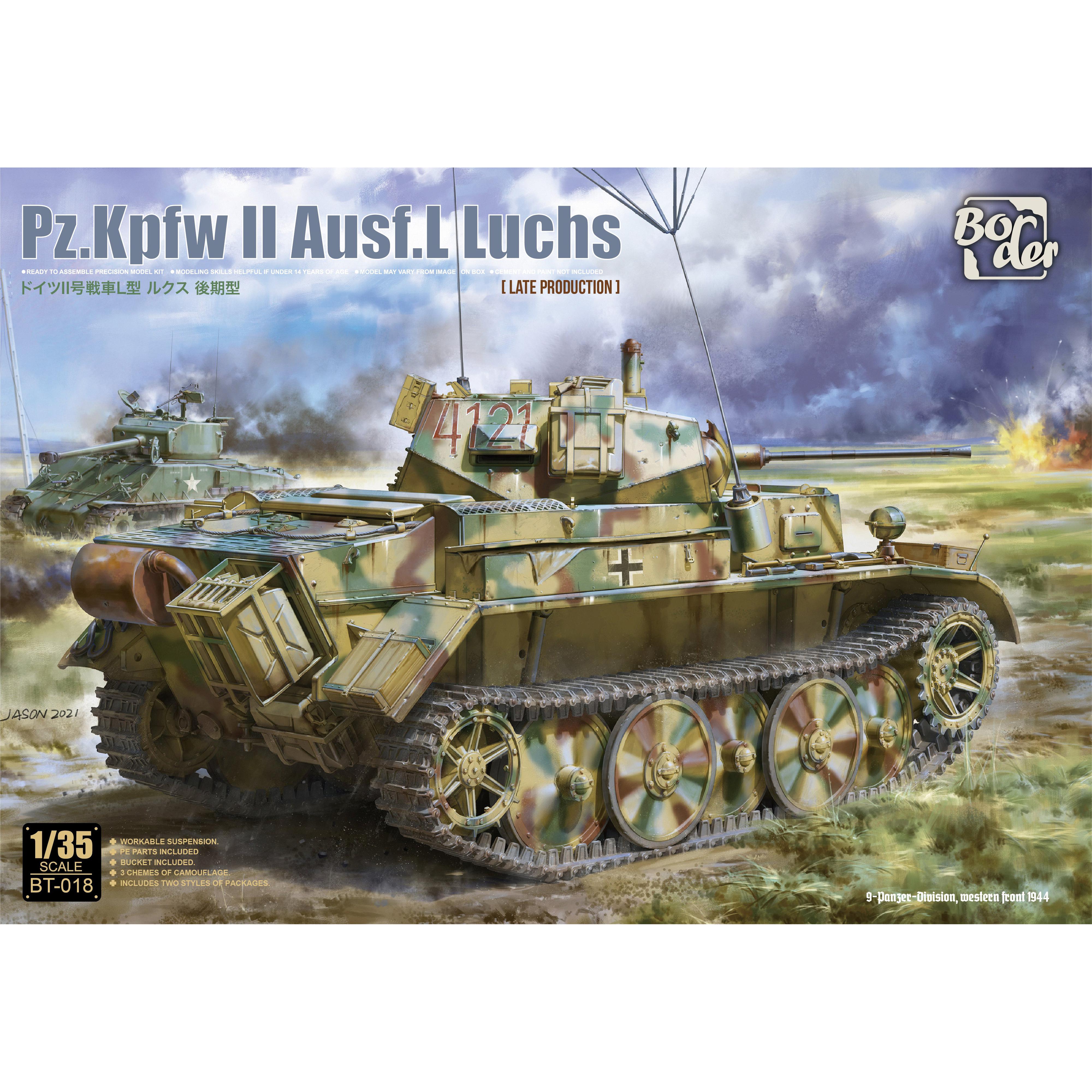 1/35 Pz.Kpfw.II Ausf.L Luchs Late Production Plastic Model Kit