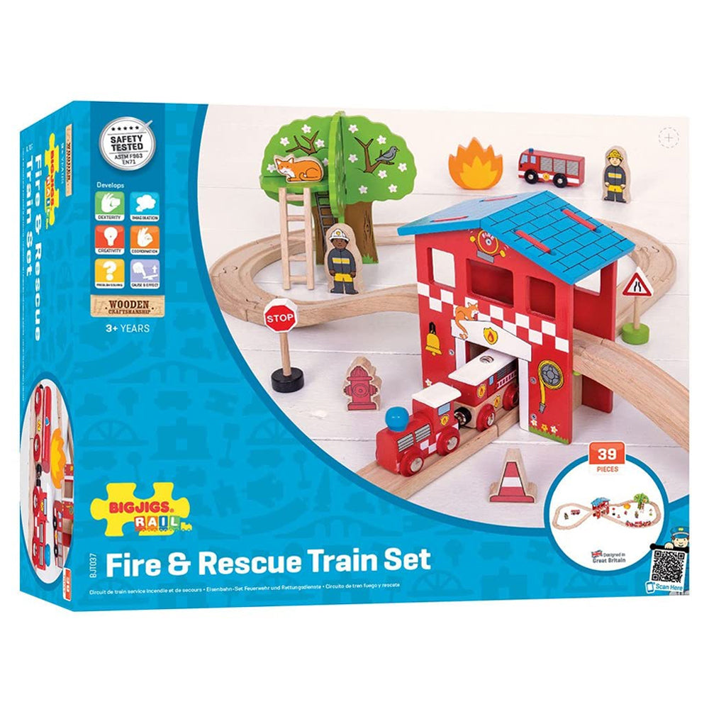 Fire and Rescue Train Set