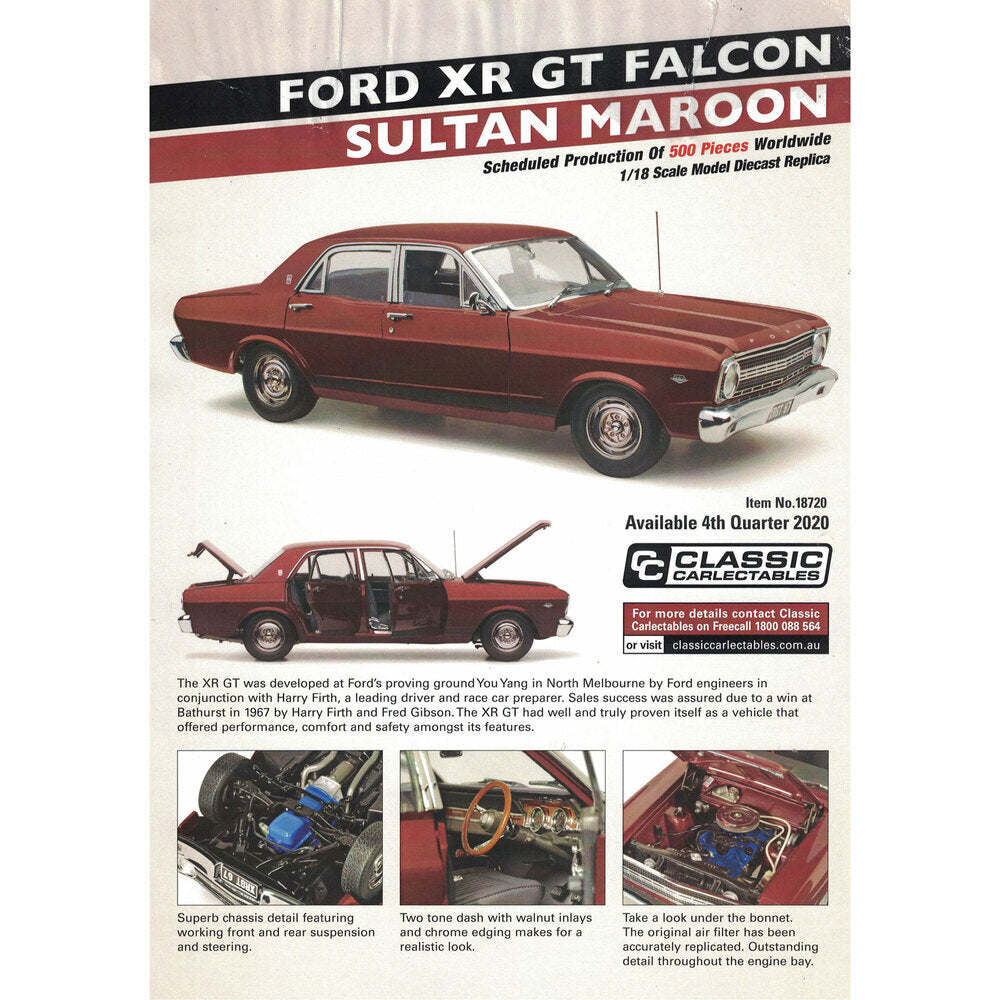 118 Ford XR GT Falcon Sultan Maroon