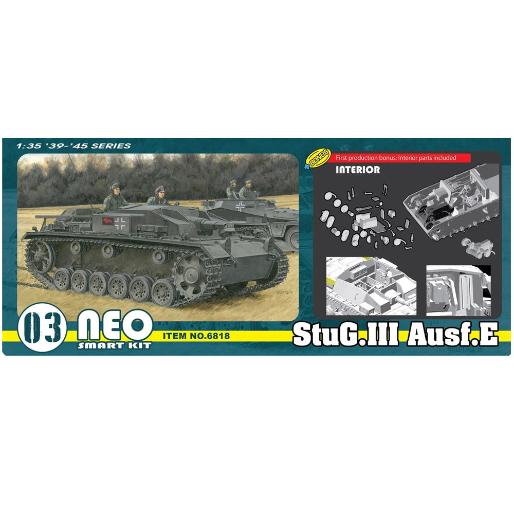 Dragon Models 6818 1/35 StuG.III Ausf.E Plastic Model Kit – Hobbyco