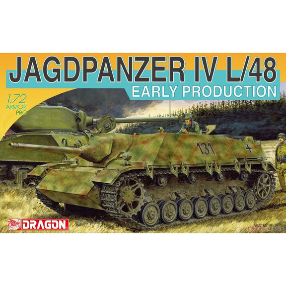 Dragon 1/72 Jagdpanzer IV L/48 Early Production Plastic Model Kit